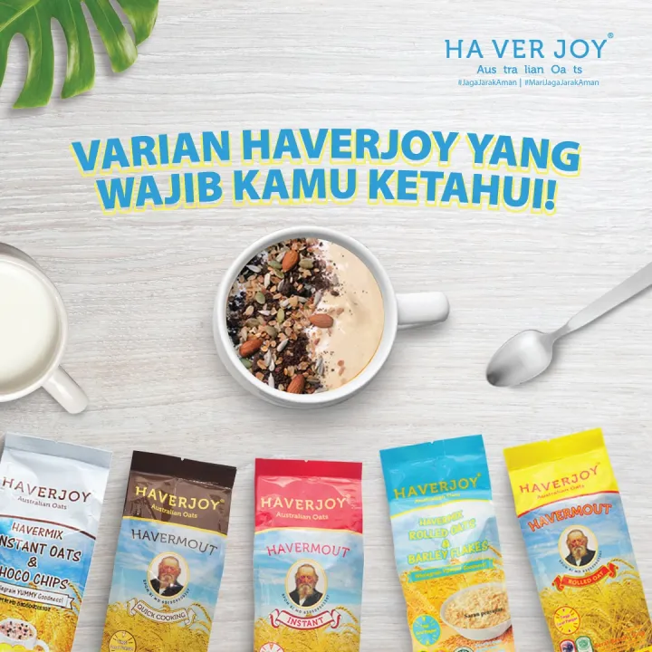 Havermout Haverjoy Australian Oats Instant 1 Kg All Varian | Lazada ...
