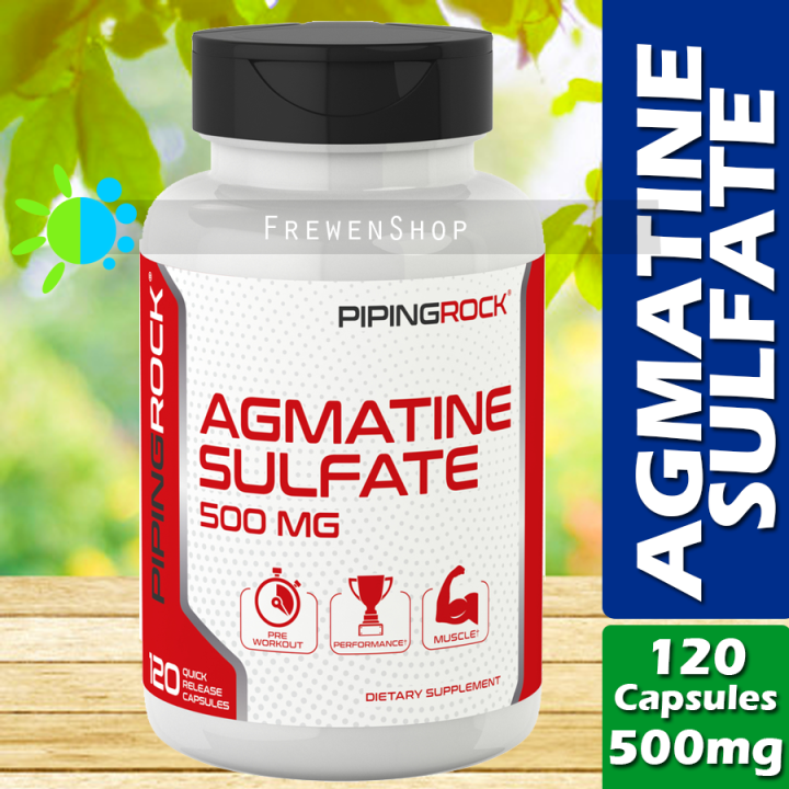 AGMATINE SULFATE 500mg x 120 Capsules Performance Supplement | Lazada PH