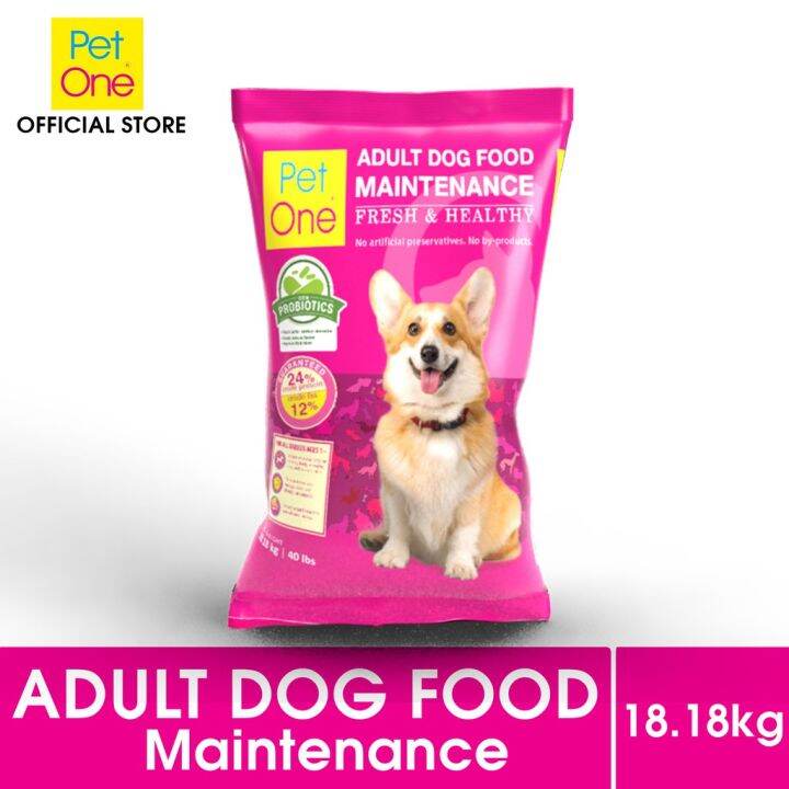 Pet One Adult Dry Dog Food (Made with Probiotics for Healthy Digestive ...