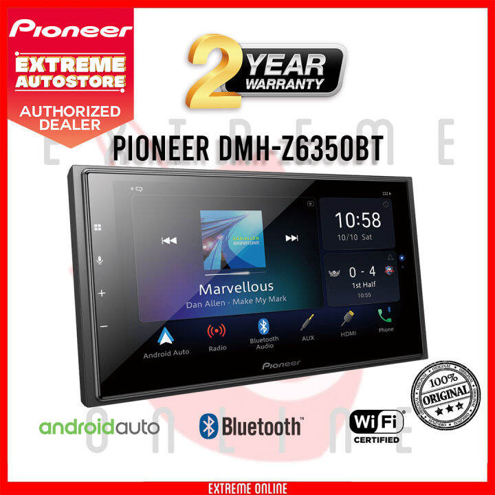 PIONEER DMH-Z6350BT 6.8″ Capacitive Touch-screen “Short Chassis ...