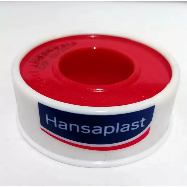 Hansaplast roll plester luka 2,5cm x 1m perban kain coklat satuan ...