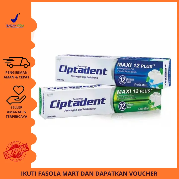 CIPTADENT PASTA GIGI MAXI 190GR | Lazada Indonesia