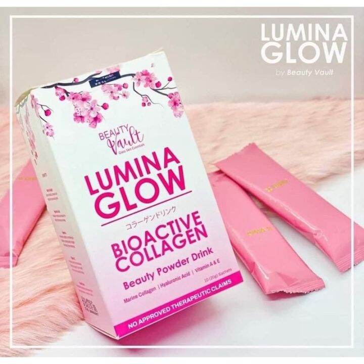 Lumina glow bioactive collagen drink by beauty vault | Lazada PH