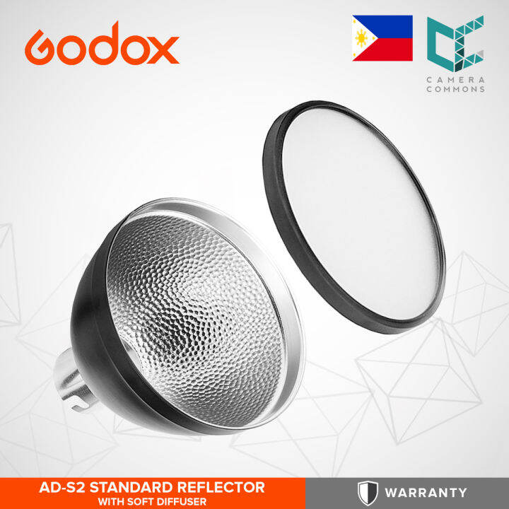 Godox AD-S2 4.7 Standard Bowl Reflector with Soft Diffuser for AD360 ...
