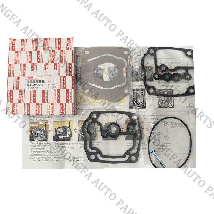 Original FOR ISUZU 6HK1 FVR FVZ CXR Air Pump Repair Kit Air Compressor ...