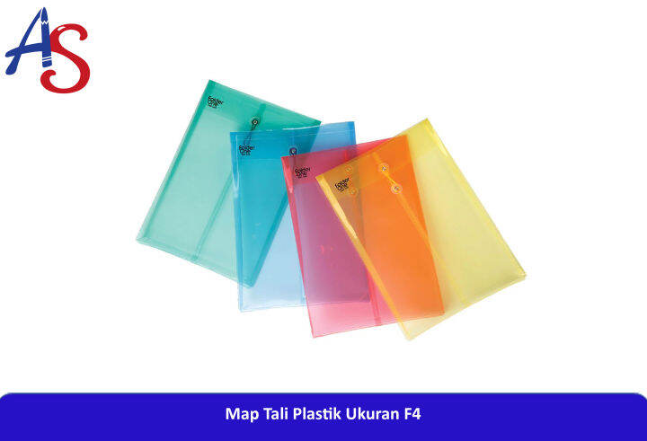 MAP PLASTIK TALI UKURAN FOLIO / F4 map tali | Lazada Indonesia