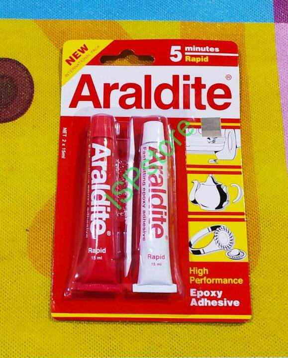 LEM ARALDITE MERAH BENING CLEAR 5 Menit KUAT | Lazada Indonesia
