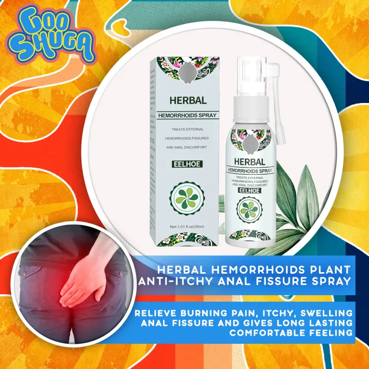 [ Goo Shuga ] 100% Effective Used!!! Herbal Hemorrhoids Plants Anti Itchy Anal Fussure Spray ...