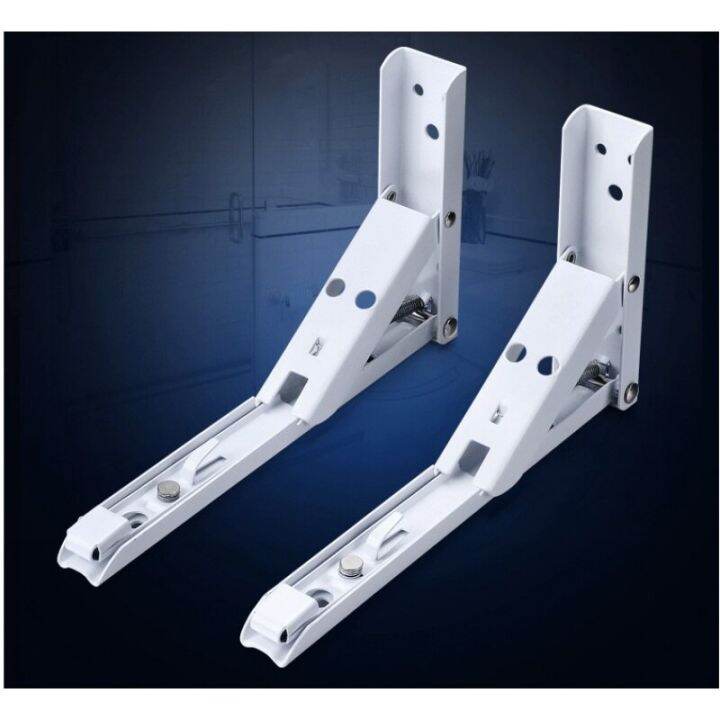 2PCS Triangle Folding Angle Bracket Heavy Support Adjustable Wall ...