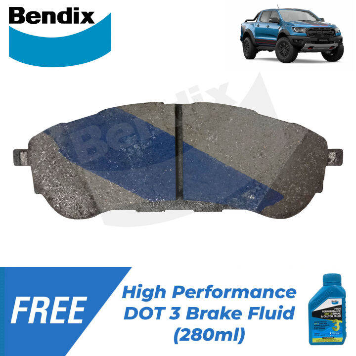 Bendix Brake Pads GCT DB2503 Rear Set for for Ford Ranger Raptor 2018 ...