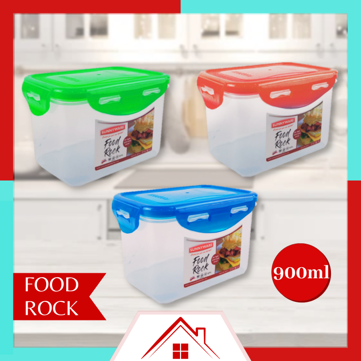 Sunnyware 900ml Food Rock Air Tight Food Keeper Container Leak Proof ...