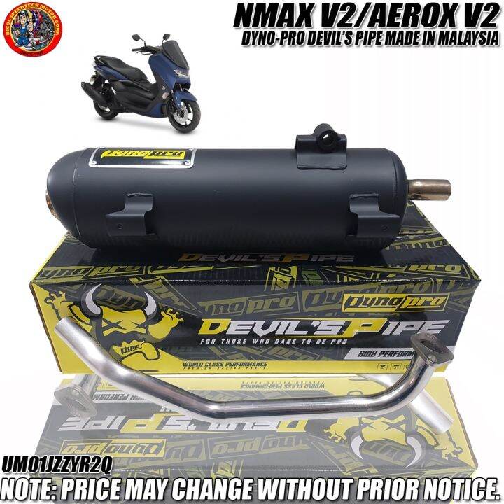 NMAX V2/AEROX V2 DYNO-PRO DEVIL'S PIPE MADE IN MALAYSIA (UM01JZZYR2Q ...