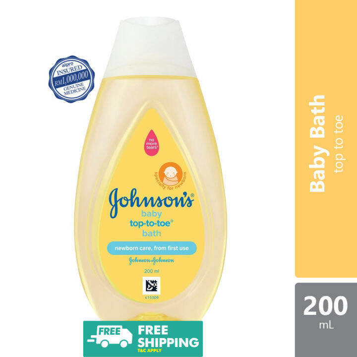 Alpro Pharmacy Johnsons Baby Top To Toe Wash 200mL (baby bath) | Lazada