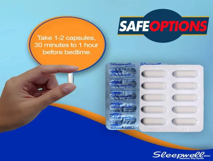 Authentic SLEEPWELL Melatonin 3mg (Tingi pack of 20 capsules) | Lazada PH