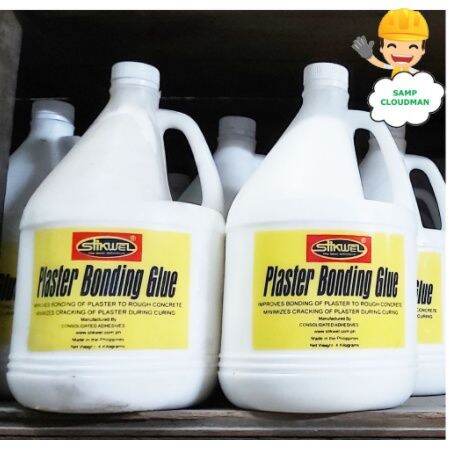 [FS]Stikwel Plaster Bonding Glue 1 Gallon/4 Liters / Stikwell/Stickwel ...