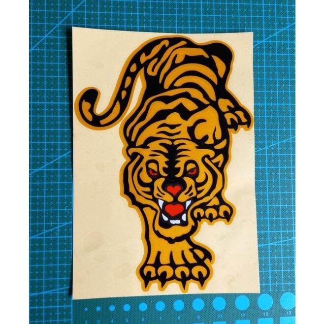 STICKER MACAN HARIMAU CUTTING STIKER 20 x 10 cm | Lazada Indonesia