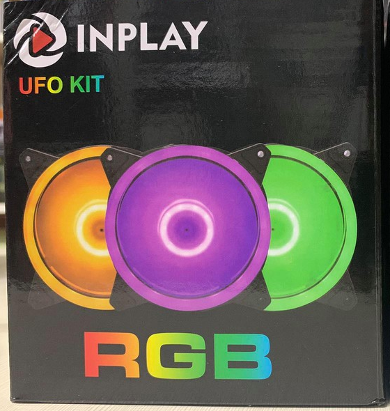 Inplay UFO Kit 3 120mm RGB FAN case fan pc fan cooling fan 120mm ...