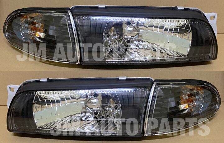 Mitsubishi Lancer 1993 - 1995 Itlog Smoke Head Light Head Lamp ...