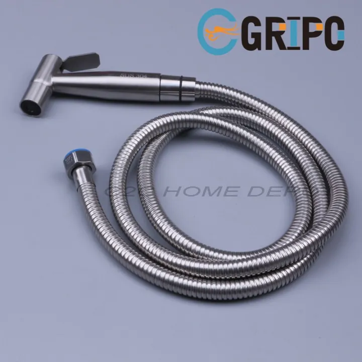 gripo fouset GRIPO sus304 stainless bidet and hose set GPBH2 | Lazada PH