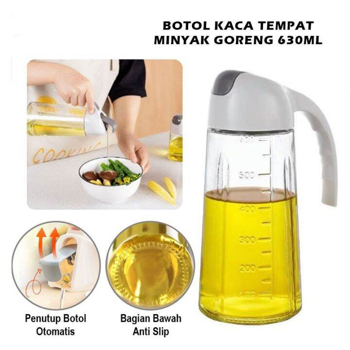 Botol Minyak - Botol Kecap - Botol Kaca 600ml Serbaguna - 1pcs | Lazada ...
