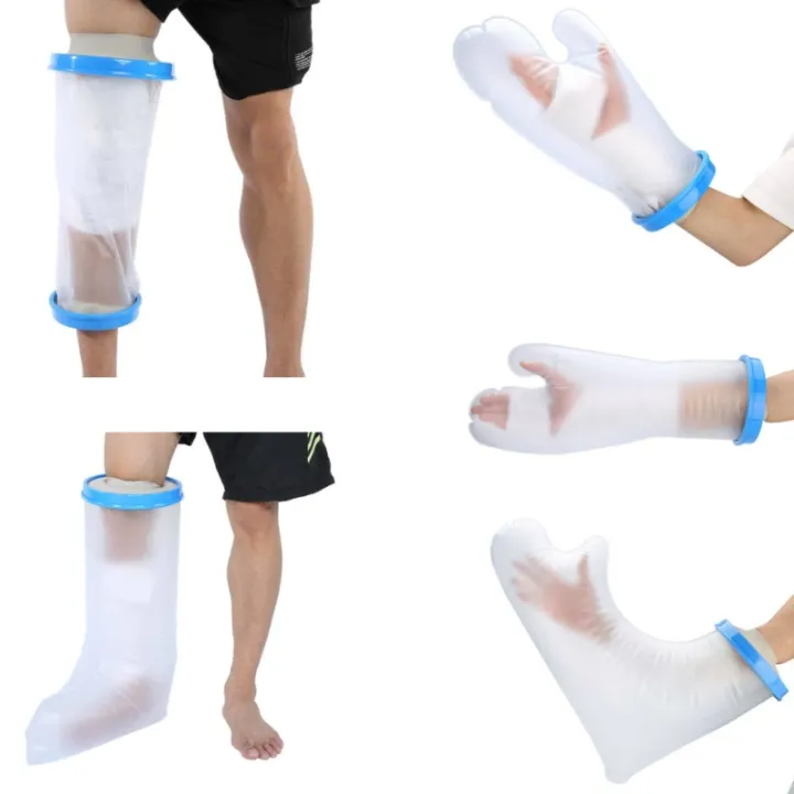 Shower Cover Waterproof Sealed Cast Bandage Protector for Adult Knee ...
