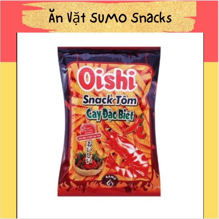 Bim Bim Snack Tôm Cay Oishi Đặc Biệt 35/40g-Ăn Vặt Sumo Snack | Lazada.vn