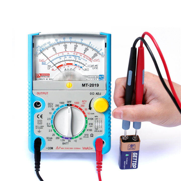 MT-2019 Protective Function Analog Multimeter Safety Standard ...