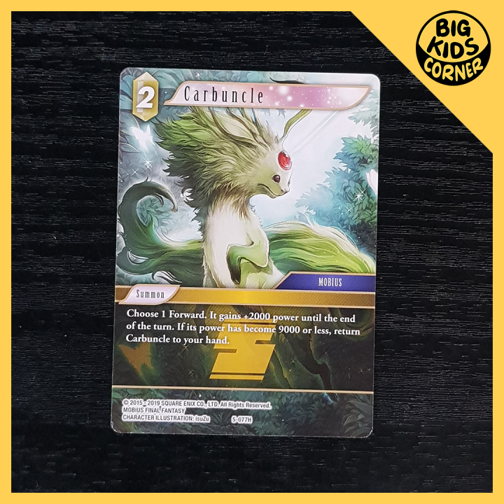 Final Fantasy Trading Card | Carbuncle | Lazada PH