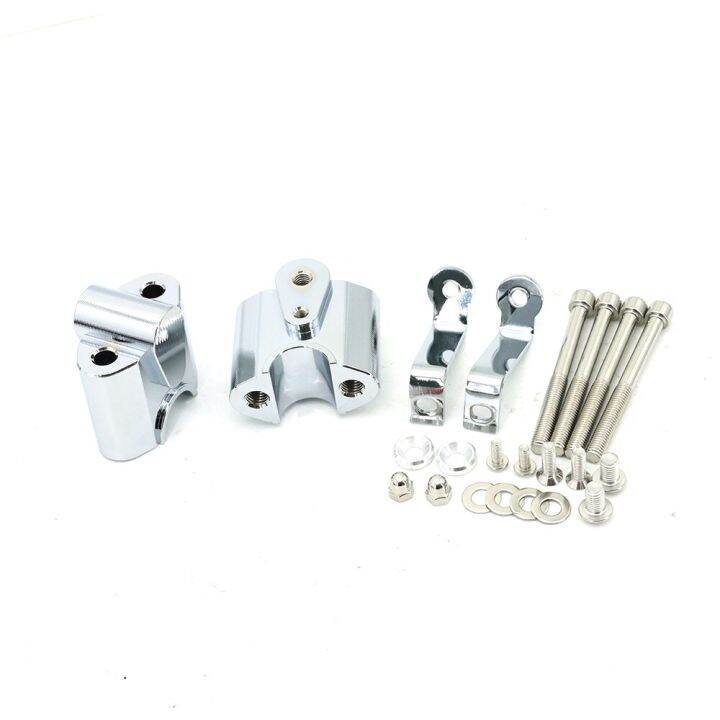 New Motorcycle Accessories Handle Bar Riser Handlebar Clamp Back Move ...