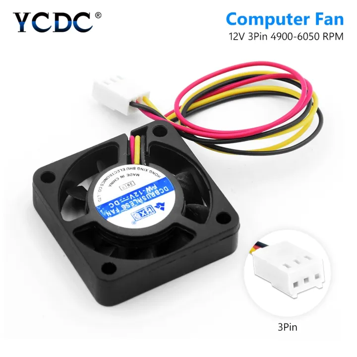 【A HOT】 Portable Computer 40 x 40 x 10 mm fan Cooler 12V 4CM 40MM PC ...