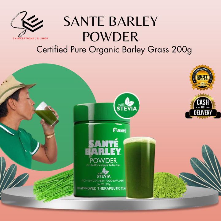 Sante Pure Barley CANISTER ( With STEVIA ) 200g BIG Sante Canister ...