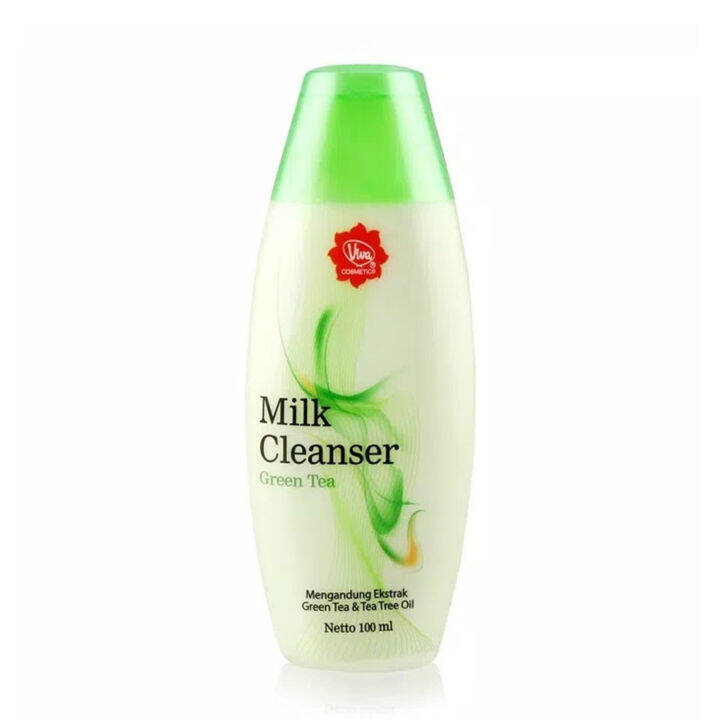 Viva Cosmetics Milk Cleanser Green Tea 100 ml / Susu Pembersih Green ...