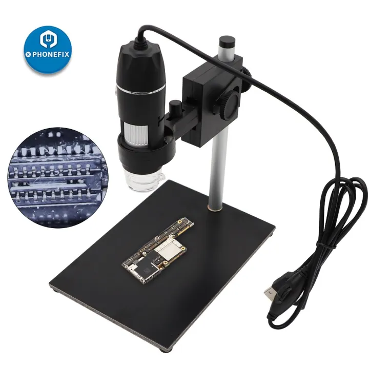 USB Digital Microscope 1000X 8 LED Electronic Microscope Endoscope Zoom ...
