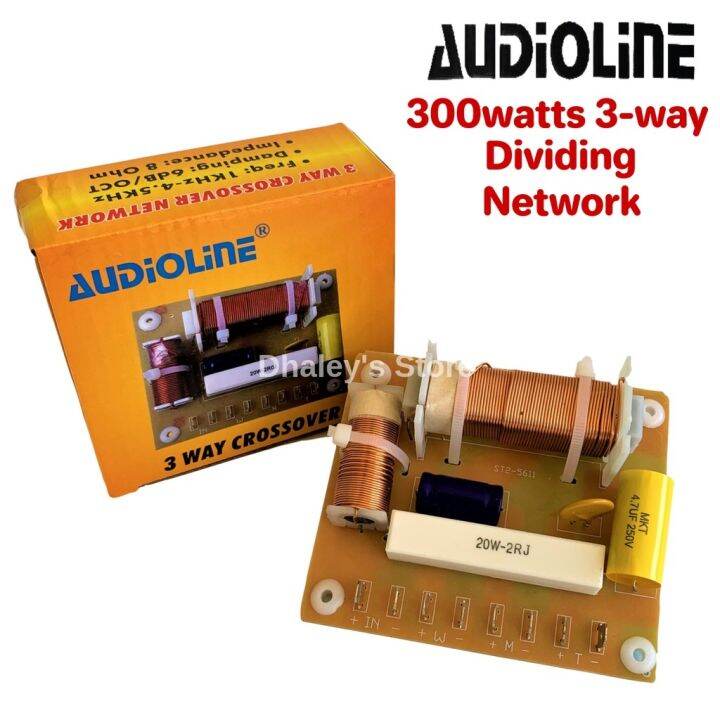Audioline 3-way 300watts Dividing Network CR3-300W 8ohms 300watts 3-way ...