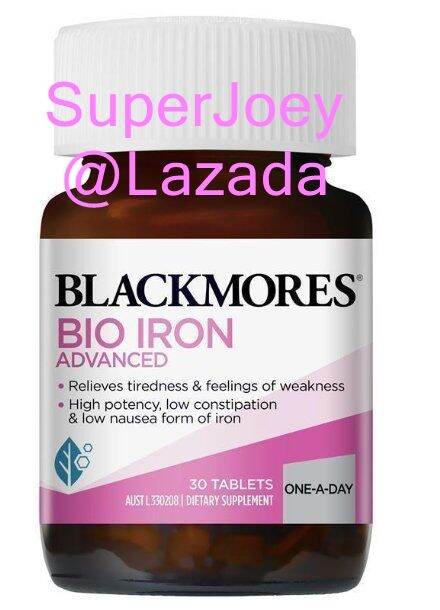 Blackmores Bio Iron Advanced 30 Tablets | Lazada Indonesia