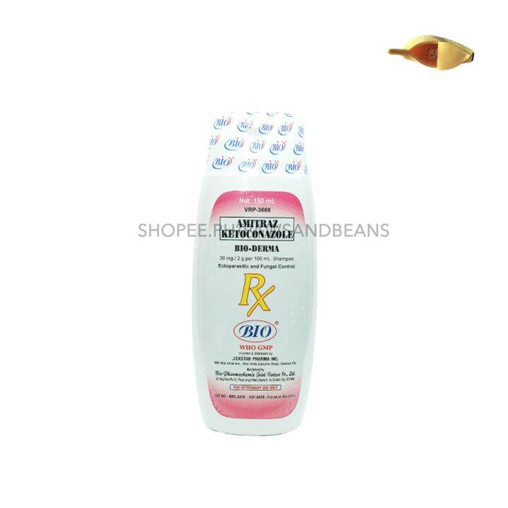 BioDerma Amitraz Fungal Control Pet Shampoo Anti Fungal 150mL Bio Derma ...