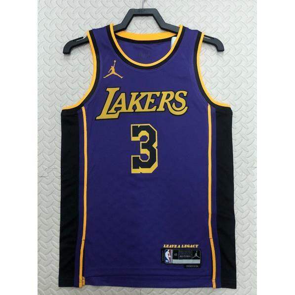 2022 2023 Newest hot pressed 2023 nba Los Angeles Lakers No. 3 Davis ...