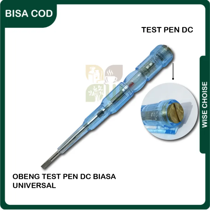 Tespen DC Biasa Obeng Test Pen Listrik 6v 12v 24v | Lazada Indonesia