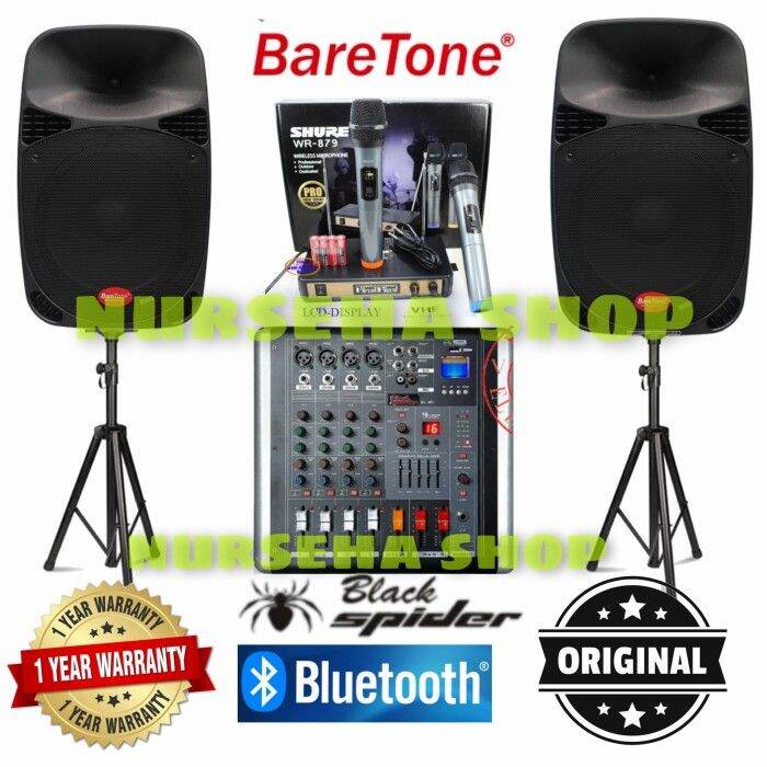 Paket Sound System Baretone 15 inch 1200 watt original garansi resmi ...