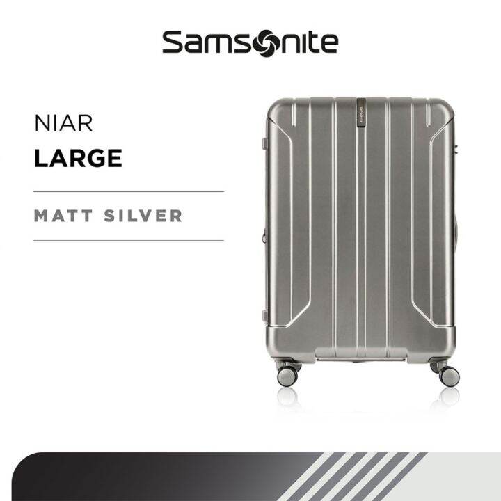 Samsonite Koper Hardcase Niar Large 29 inch New Lock - Matt Silver ...