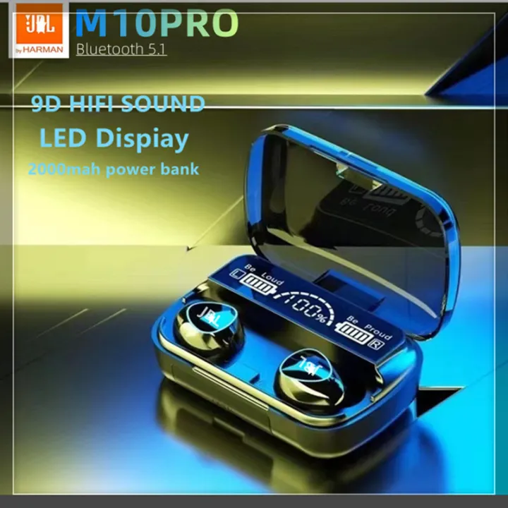{พร้อมส่ง}หูฟังบลูทูธ ระบบเสียงสเตอริโอ บลูทูธไร้สาย 5.1 การเชื่อมต่อที่ง่าย พาวเวอร์แบงค์ในตัว ...