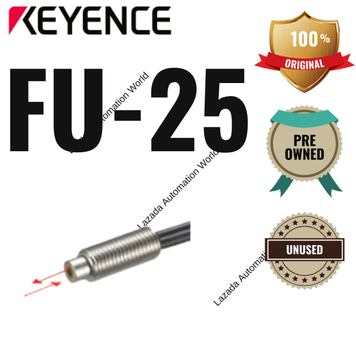 Keyence Sensor FU-25 Reflective Fiber Unit FU25 FU2 FU-2 FU- (Scanners ...