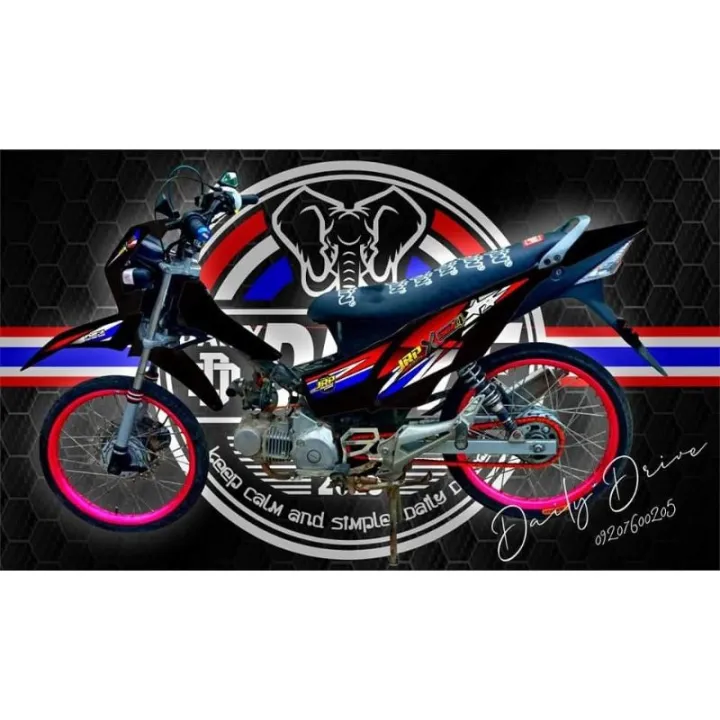 Honda XRM Trinity 125 Decal Sticker ( JRP DECAL DESIGN STOCK SIZE ...
