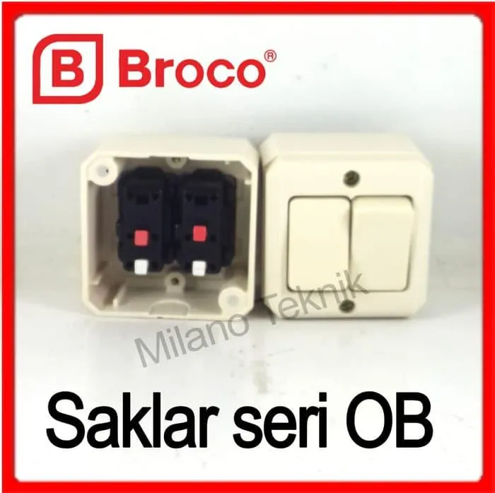 Saklar Seri OB Broco Outbow 16220 engkel double | Lazada Indonesia