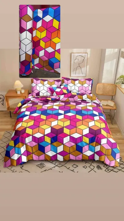 Premium Canadian Cotton "ABSTRACT DESIGNS" tela per yard 96" width ...