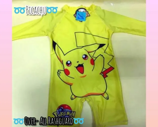 swimsuit SALE !Pokemon character Over-All Longsleeve Rashguard kids ...