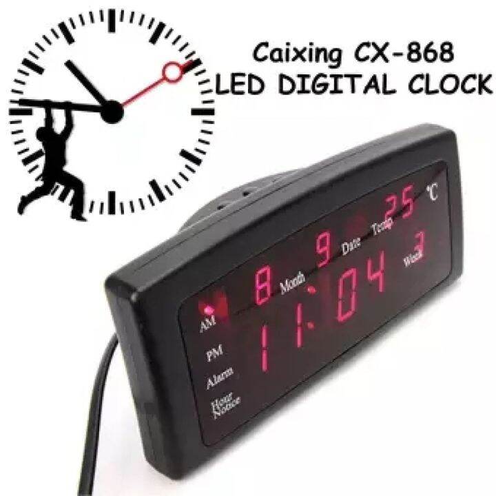 JENNY3 Caixing CX-868 LED DIGITAL CLOCK | Lazada PH