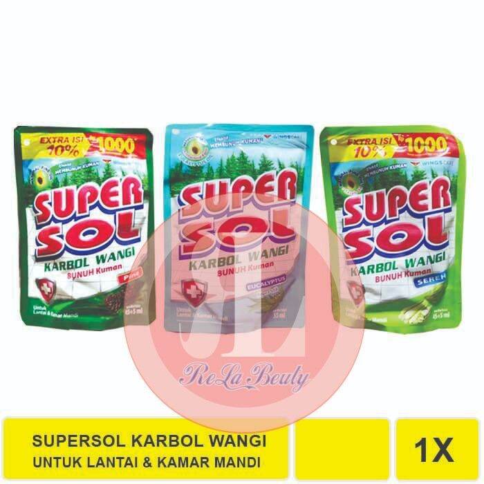 SUPERSOL 1000 PEMBERSIH LANTAI DAN KAMAR MANDI | Lazada Indonesia