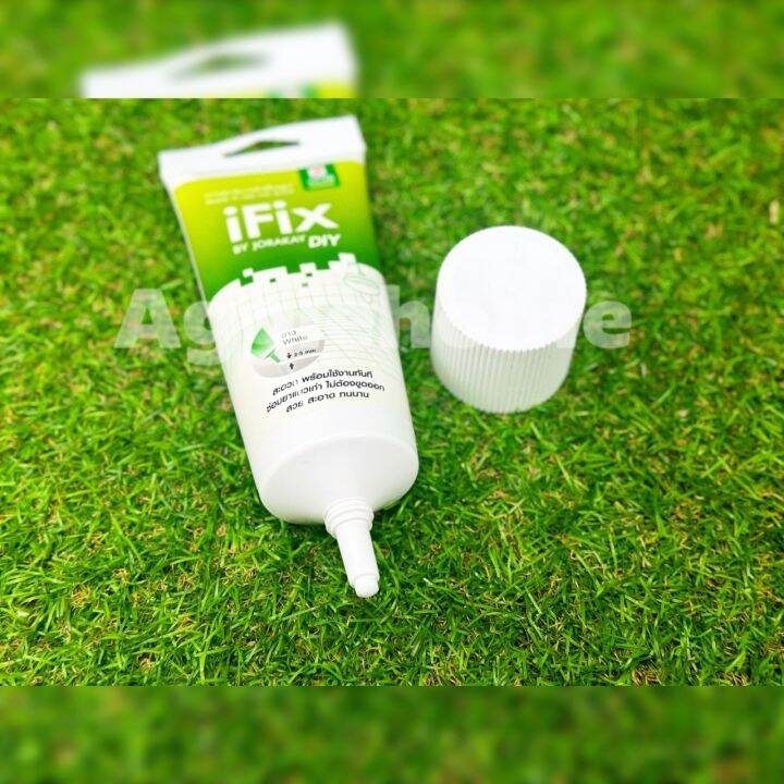 จระเข้ กาวยาแนว สำเร็จรูป IFIX ขนาด 200 ML.(สีขาว) กาวยาแนวแบบหลอด ซ่อมแซมร่อง ยาแนว ห้องน้ำ ...