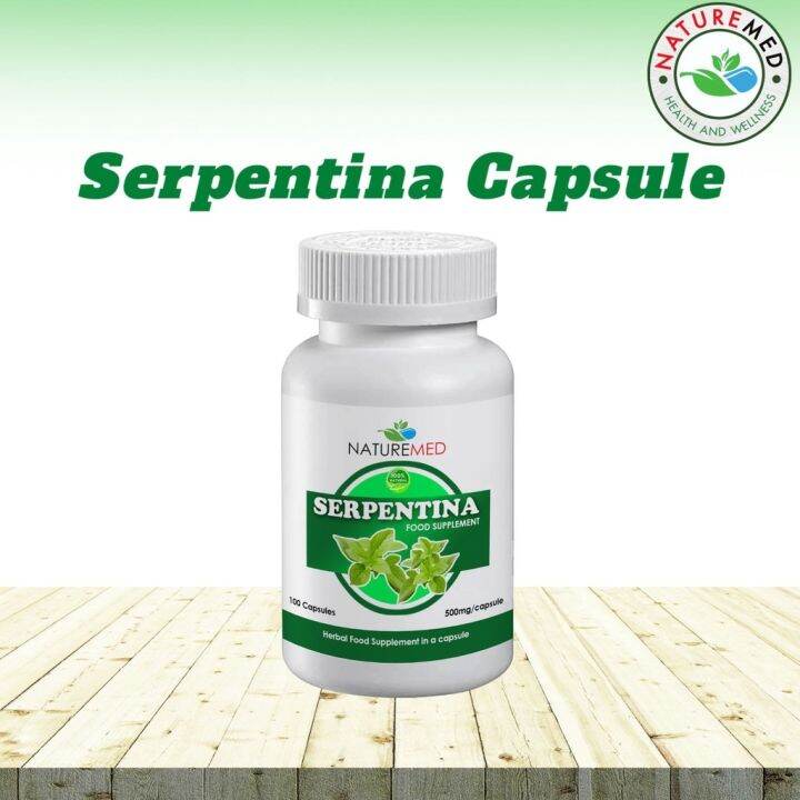 Naturemed Serpentina Capsule 500mg 100 Capsule | Lazada PH